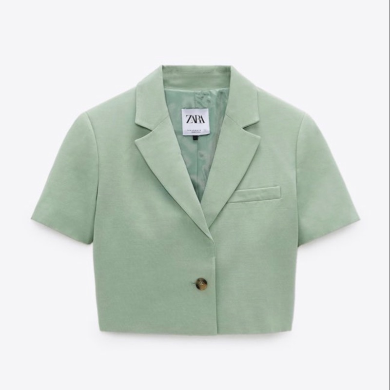Zara短版短袖外套｜PopChill 拍拍圈