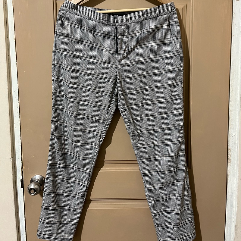 Zara/格子九分褲｜PopChill 拍拍圈