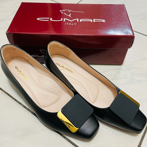 CUMER 金屬釦環中跟鞋｜PopChill 拍拍圈