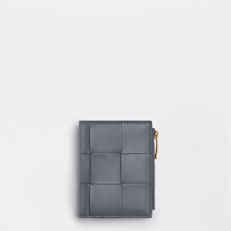 Bottega Veneta Small Bi-Fold Zip Wallet Thunder｜PopChill 拍拍圈