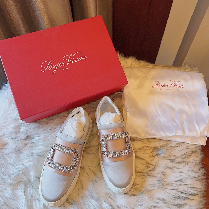Roger Vivier RV 運動鞋 珠光銀｜PopChill 拍拍圈