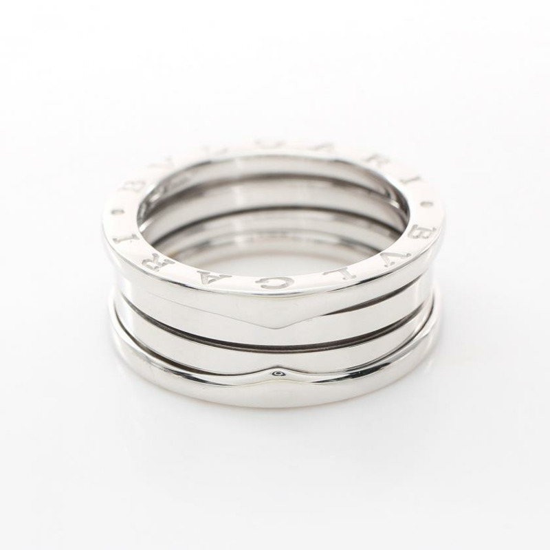 【日本直送】中古BVLGARI[B]B-ZERO1 B zero one 3個帶子 戒指 戒指 K18WG 白金｜PopChill 拍拍圈
