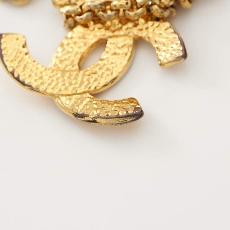 中古CHANEL[B]双C标志 项链 镀金 金色 95A｜PopChill 拍拍圈