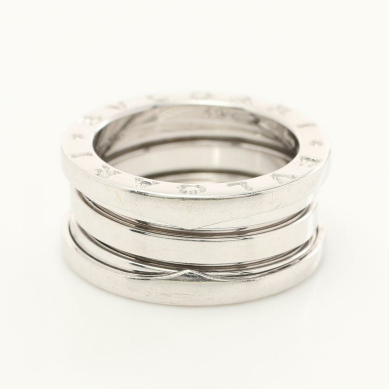 【日本直送】 中古BVLGARI[B]B-zero1 3 戒指 K18WG 白金色｜PopChill 拍拍圈