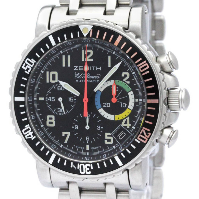 【日本直送】拋光ZENITH Rainbow Flyback El Primero 鋼製男士手錶 02.0480.405 BF560562 ...