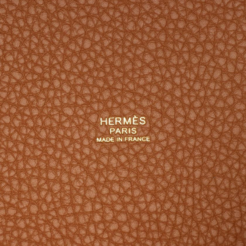 【日本直送】 中古HERMES[SA]Picotin Lock MM 金色 手提包 Taurillon Clemence牛皮 淺棕色 金色五金 ...