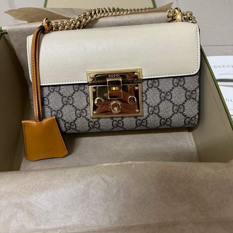 全配Gucci Padlock GG小型肩背帶/可面交/可小議｜PopChill 拍拍圈