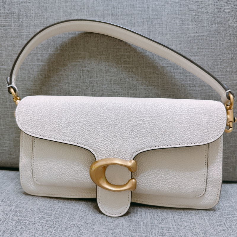 coach tabby 26 二手 白色 有使用痕跡 可議價｜PopChill 拍拍圈