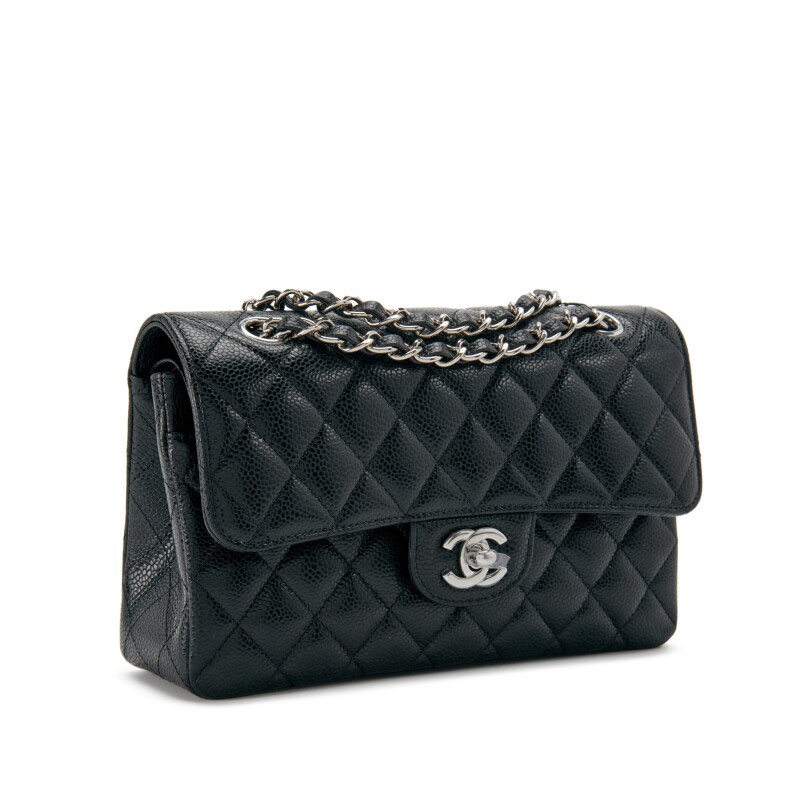 Chanel Classic Flap Small (CF23)/銀｜PopChill 拍拍圈