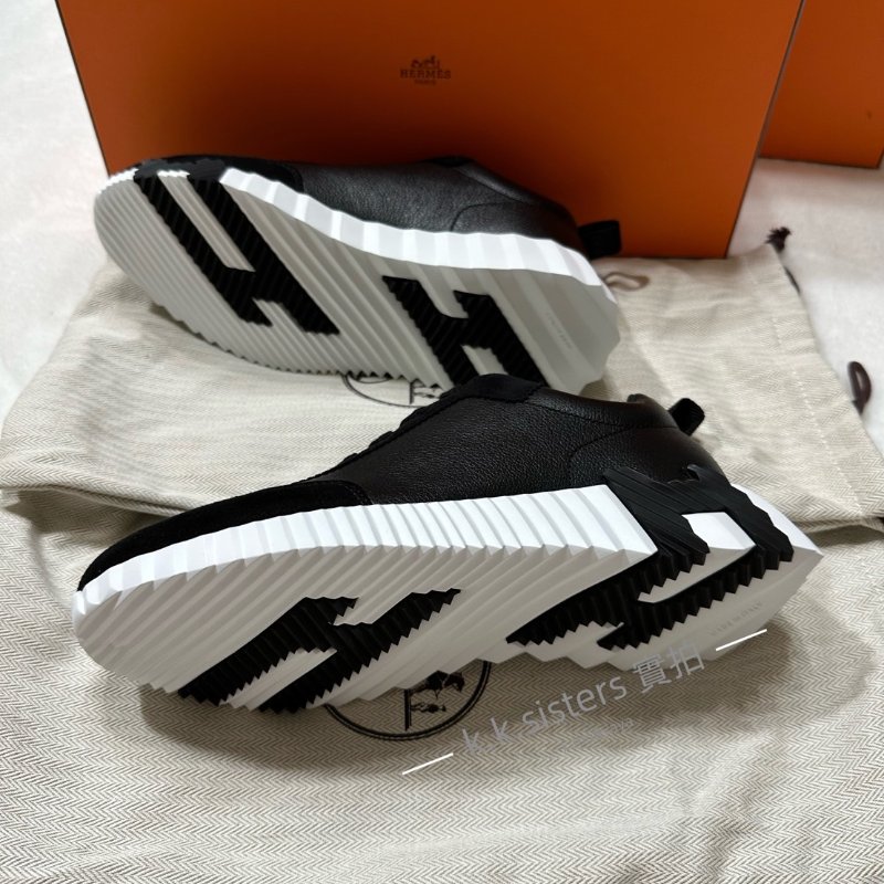 全新愛馬仕 HERMES Bouncing 運動鞋 熊貓運動鞋 尺寸36.5｜PopChill 拍拍圈