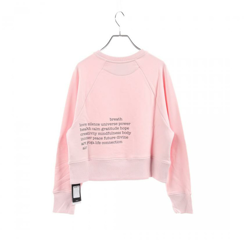 【日本直送】 Pre-owned MSGM trainer sweatshirt Crew neck logo print pink black｜PopChill 拍拍圈
