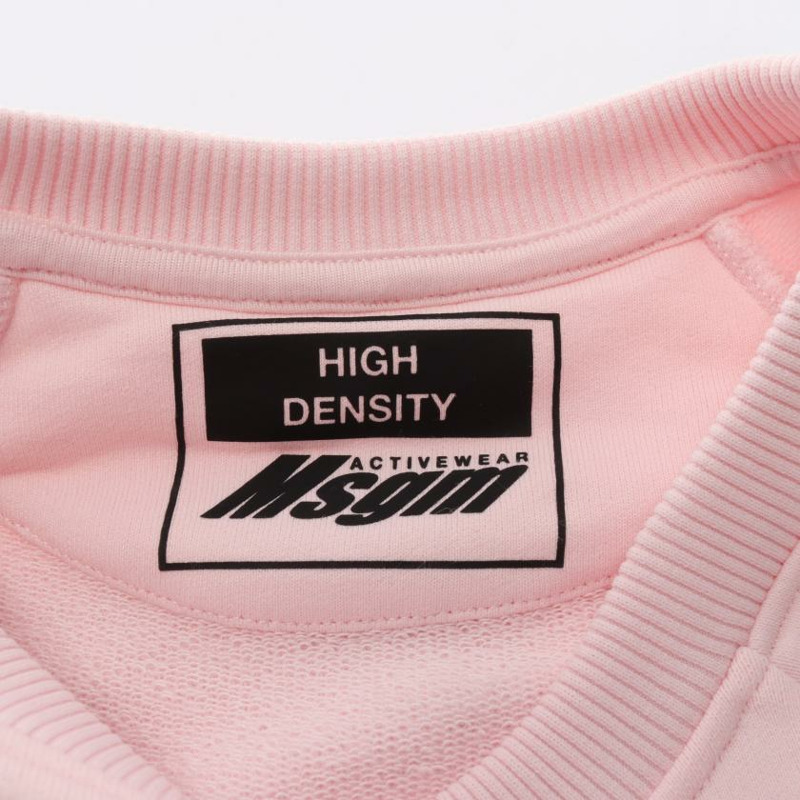 【日本直送】 Pre-owned MSGM trainer sweatshirt Crew neck logo print pink｜PopChill 拍拍圈