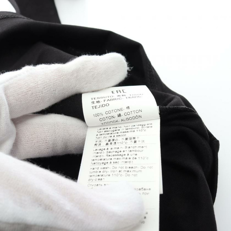 【日本直送】 Pre-owned MSGM T-shirt Crew neck logo black white｜PopChill 拍拍圈