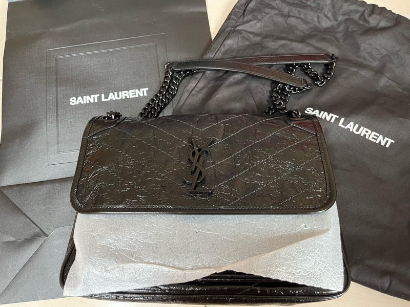 全新YSL Niki黑色黑鍊 YSL包包 YSLniki｜PopChill 拍拍圈