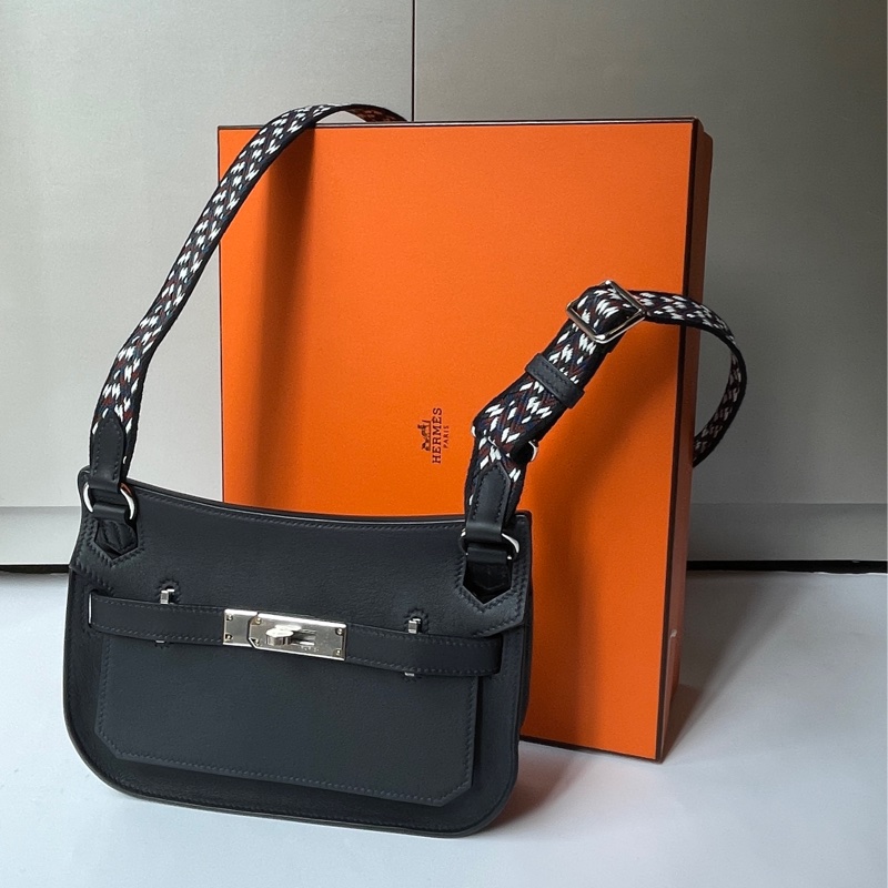Hermes mini jypsiere 3Y黑藍色 全新｜PopChill 拍拍圈