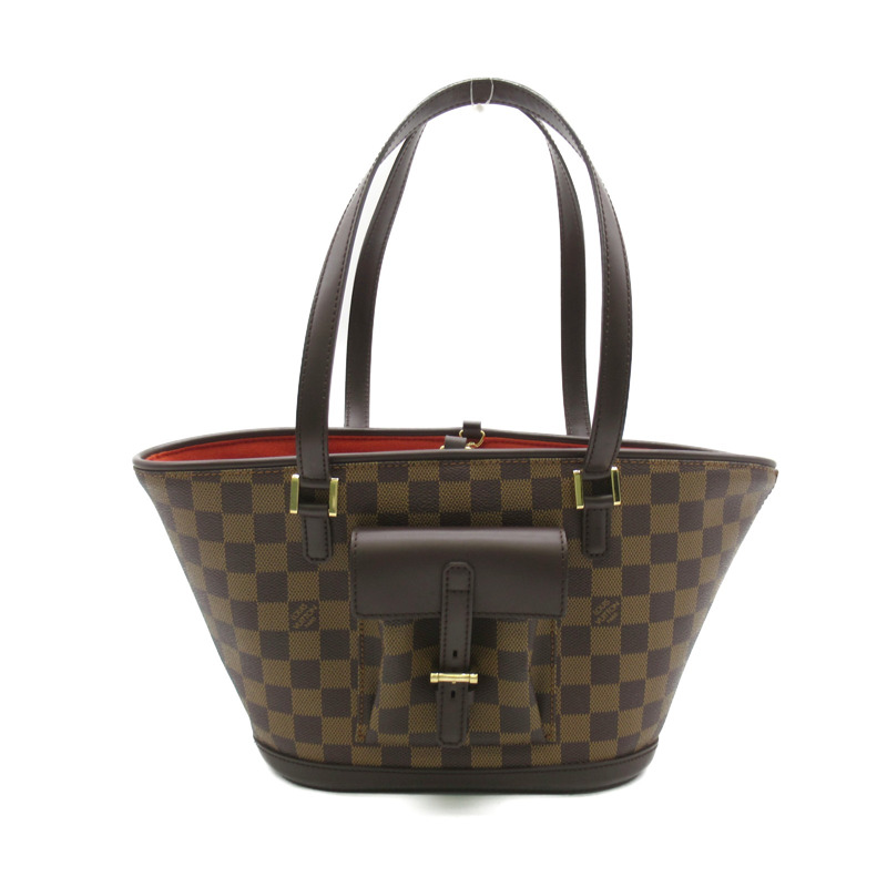 【日本直送】路易威登 Manosque PM 單肩手提包 N51121 Damier Ebene 帆布二手 LV｜PopChill 拍拍圈