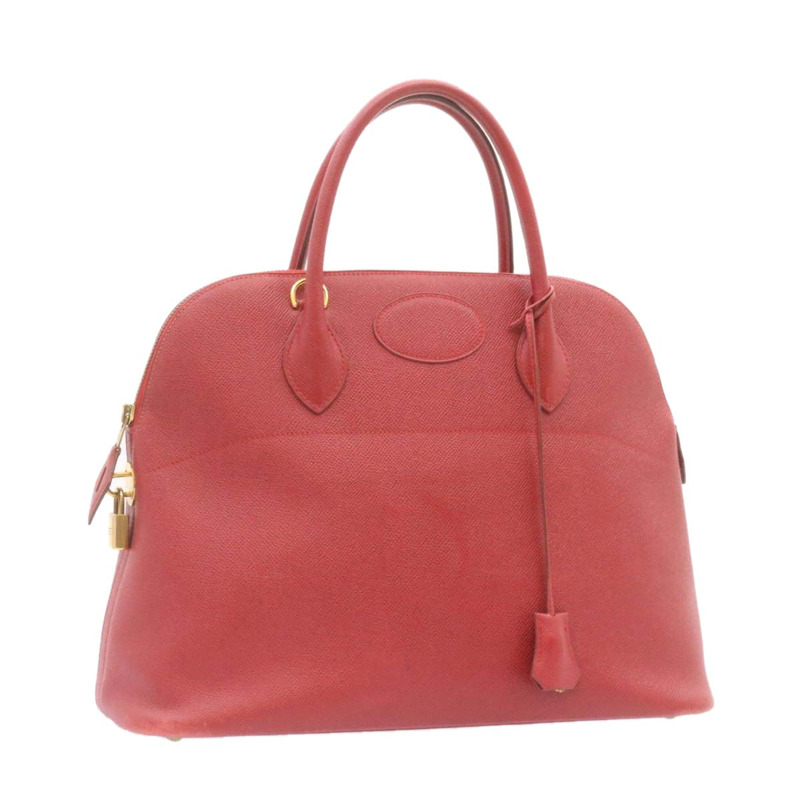 【日本直送】HERMES Bolide 37 手提包皮革紅色正品 nh122A｜PopChill 拍拍圈