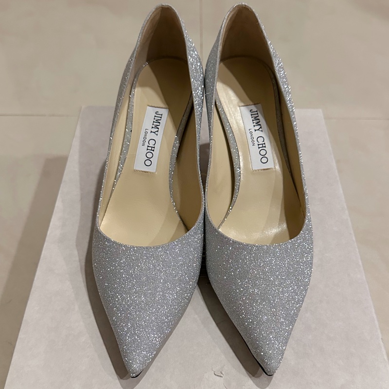 Jimmy Choo 跟鞋- RENE 65/ 39/ Silver｜PopChill 拍拍圈