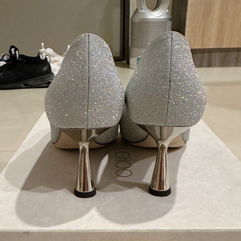 Jimmy Choo 跟鞋- RENE 65/ 39/ Silver｜PopChill 拍拍圈