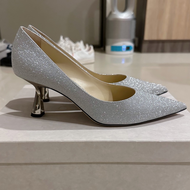 Jimmy Choo 跟鞋- RENE 65/ 39/ Silver｜PopChill 拍拍圈