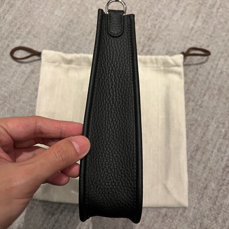 Hermes 愛馬仕 最強小包 Mini Evelyn 黑銀 #已售｜PopChill 拍拍圈