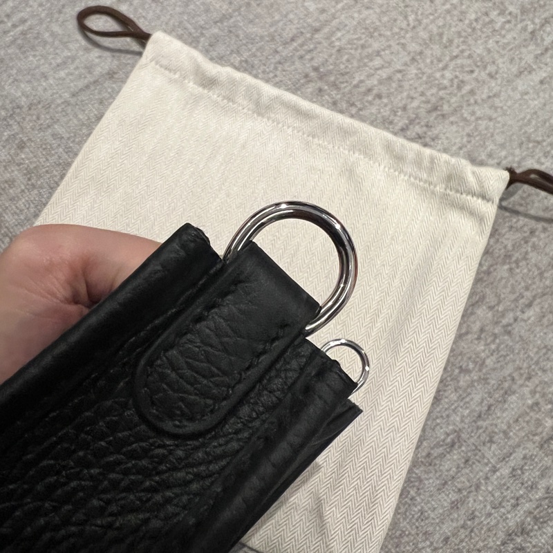 Hermes 愛馬仕 最強小包 Mini Evelyn 黑銀 #已售｜PopChill 拍拍圈