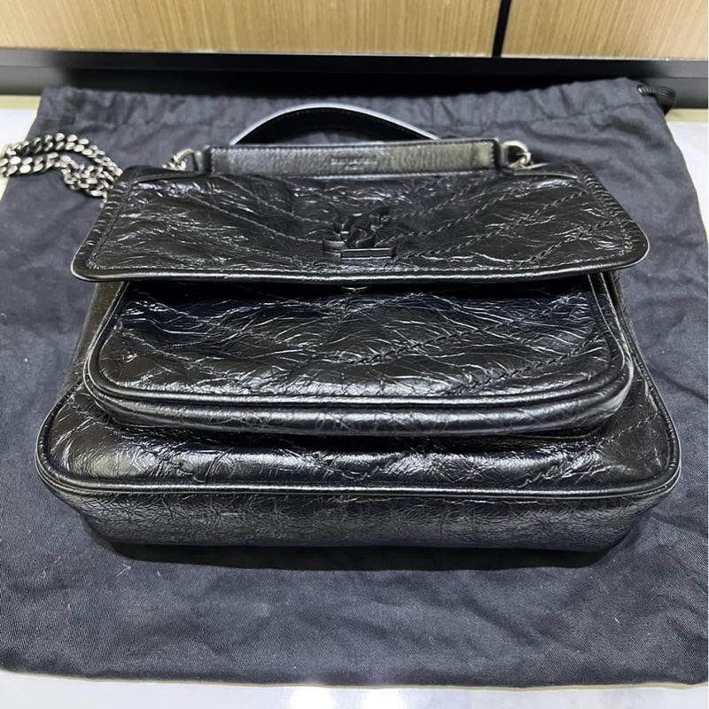 （售出）Ysl Niki baby 黑色銀鍊｜PopChill 拍拍圈