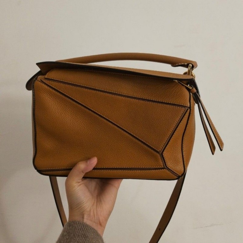 Loewe small puzzle 小號拼圖包 熱門焦糖棕（黃褐）色｜PopChill 拍拍圈