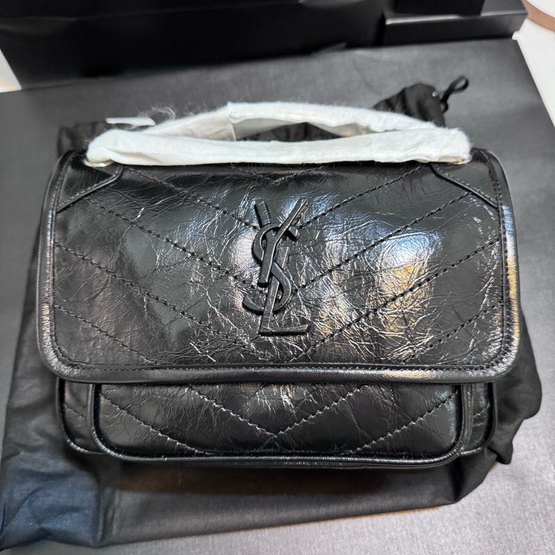 Saint Laurent YSL Baby Niki 黑色銀鍊 全新｜PopChill 拍拍圈