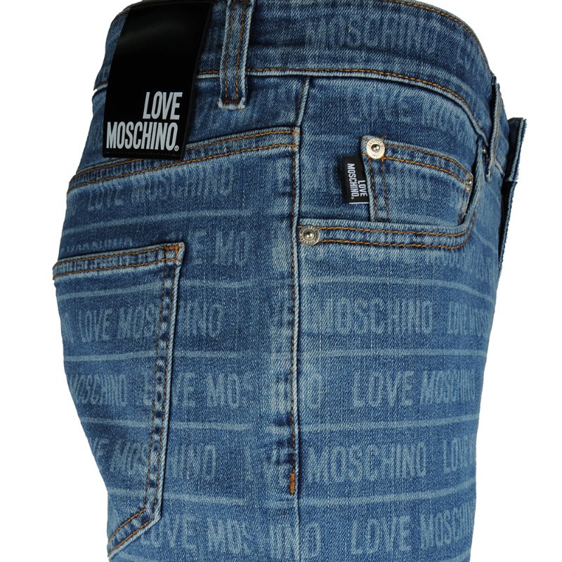 Moschino Type Write Jeans for Men in Blue (Q4278K-S2992-308W-33 ...