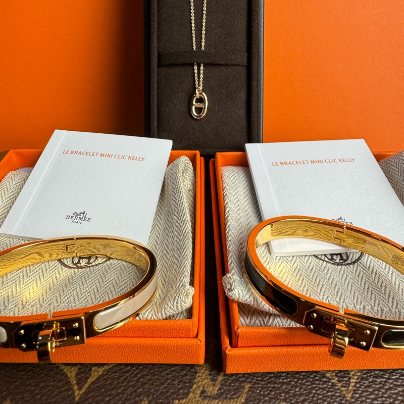 全新全配 愛馬仕Mini Clic Kelly手環（臺灣4月購證｜PopChill 拍拍圈