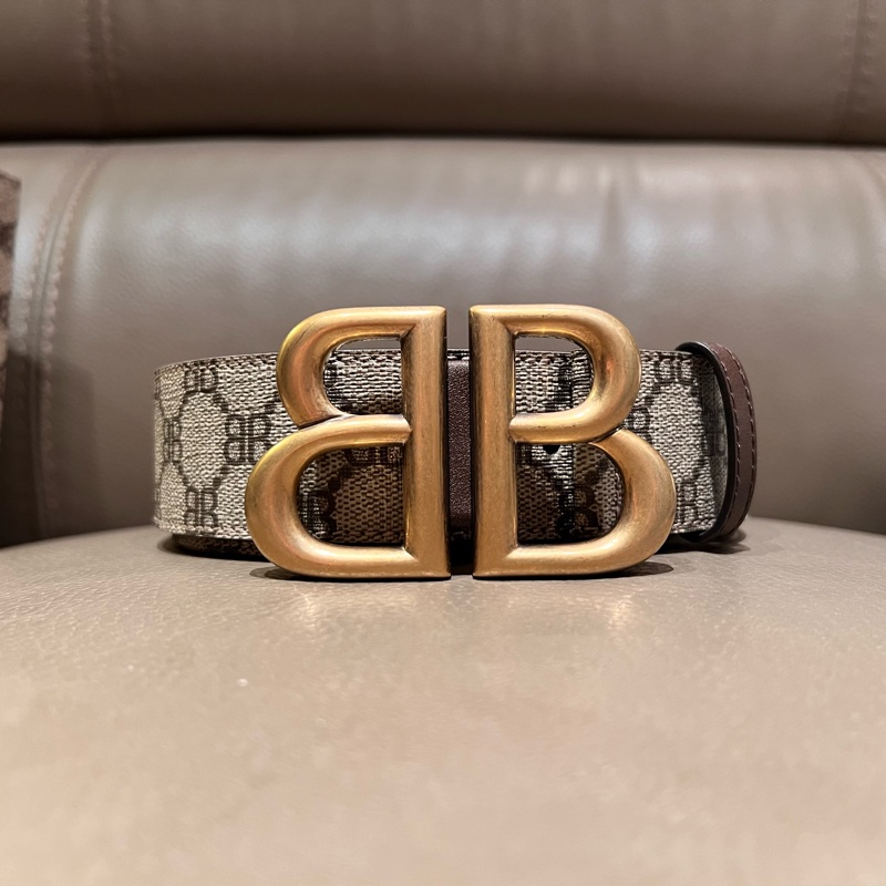 巴黎世家×古馳 The Hacker Project聯名限量皮帶🕶️Balenciaga X Gucci The Hacker Project ...