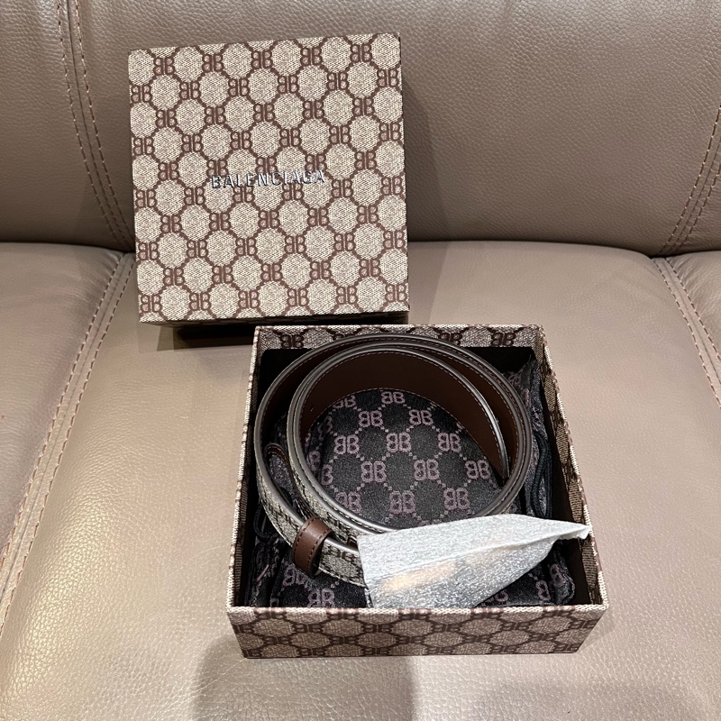 巴黎世家×古馳 The Hacker Project聯名限量皮帶🕶️Balenciaga X Gucci The Hacker Project ...