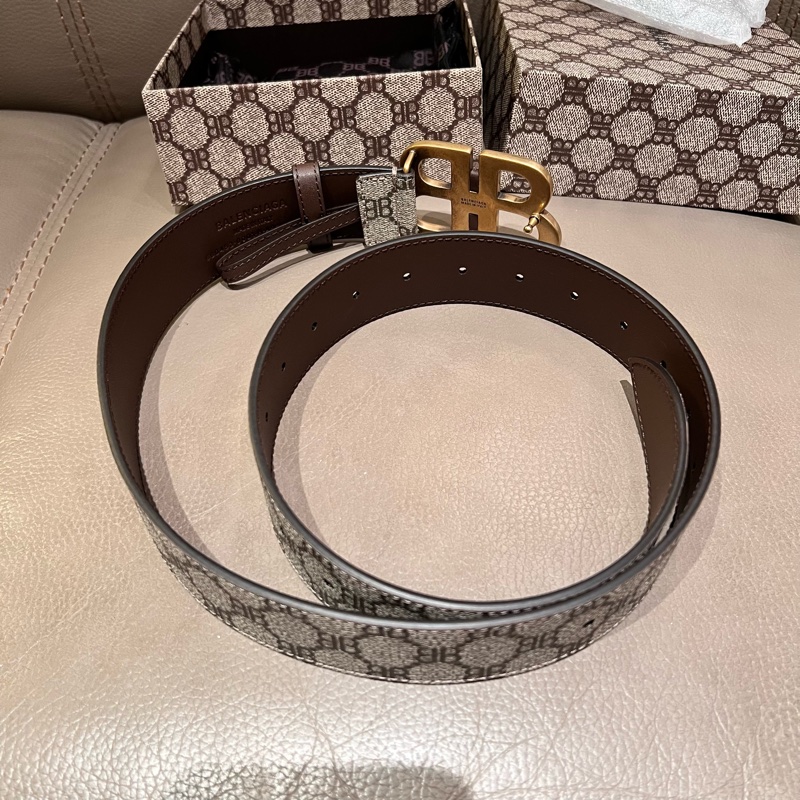 巴黎世家×古馳 The Hacker Project聯名限量皮帶🕶️Balenciaga X Gucci The Hacker Project ...