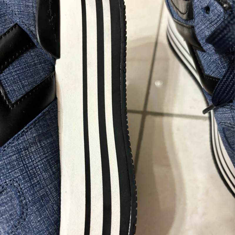 Hogan Maxi H222單寧拼接休閒鞋｜PopChill 拍拍圈