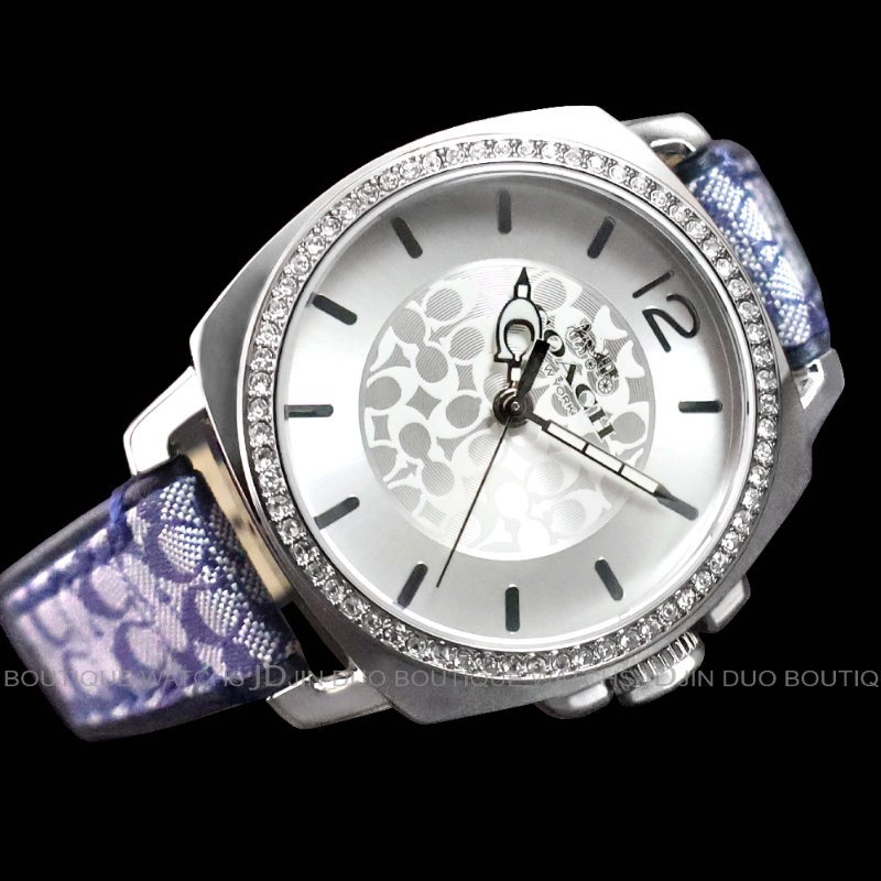 金鐸精品~W869 COACH 蔻馳 Boyfriend晶鑽錶圈34mm石英女用腕錶 全新品｜PopChill 拍拍圈