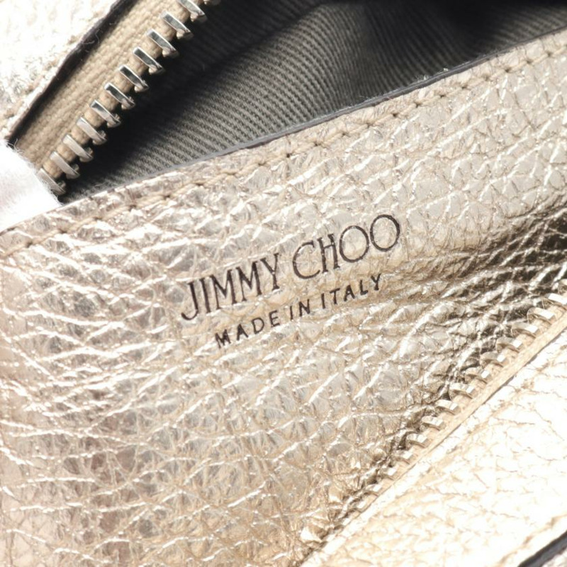 【日本直送】 JIMMY CHOO JIMMY CHOO 肩包 皮革 金色 星釘 金屬的｜PopChill 拍拍圈