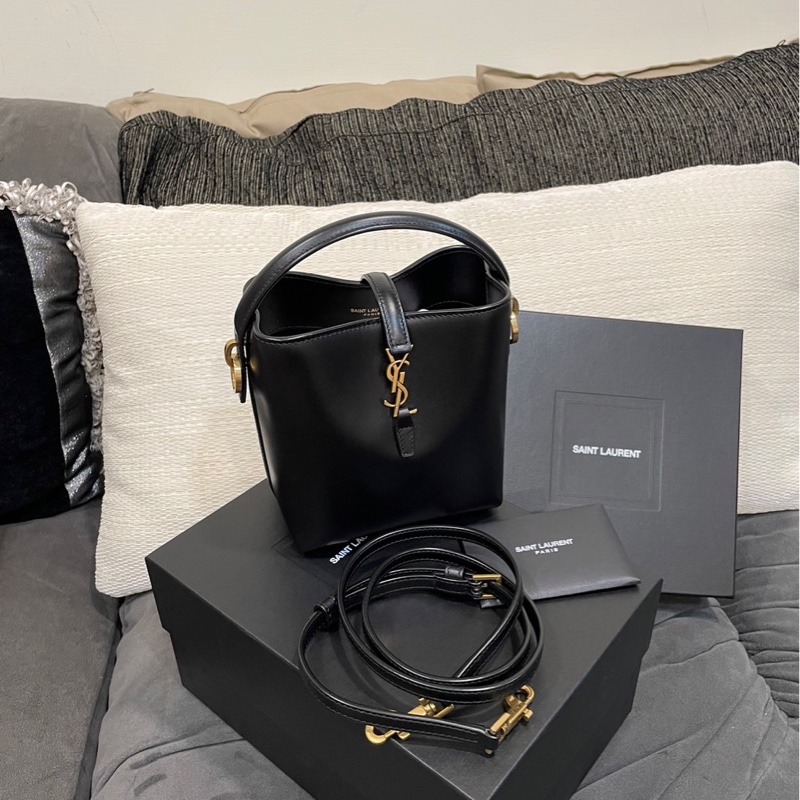 #Ysl#水桶包 #LE37#黑金＃小水桶｜PopChill 拍拍圈