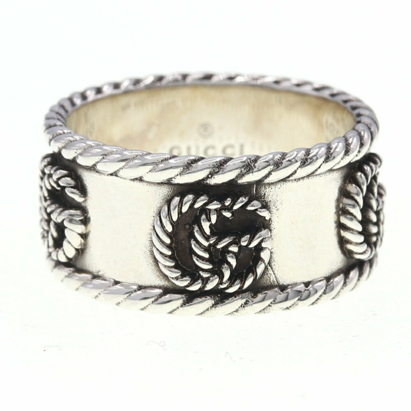 Gucci 戒指 Double G 627729 SV 純銀 925 尺寸 10 GG 女士 GUCCI｜PopChill 拍拍圈