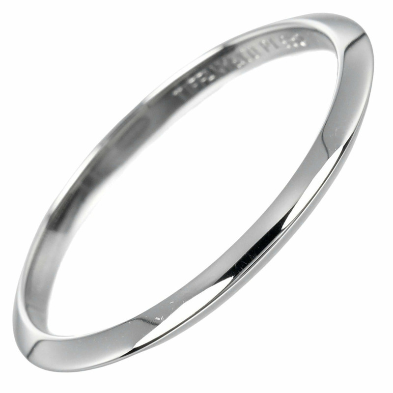 Tiffany & Co. 刀刃戒指，尺寸 20，2 毫米型號，Pt950 鉑金，約 100 毫米3克｜PopChill 拍拍圈