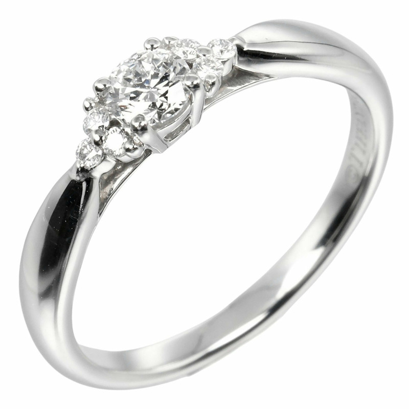 Tiffany & Co. Harmony 副石戒指，尺寸 7.5，Pt950 鉑金、鑽石，約 100 厘米3.2克｜PopChill 拍拍圈