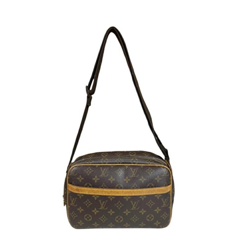 路易威登 Reporter PM Monogram 單肩包帆布 M45254 棕色 女士路易威登 LOUIS VUITTON｜PopChill 拍拍圈