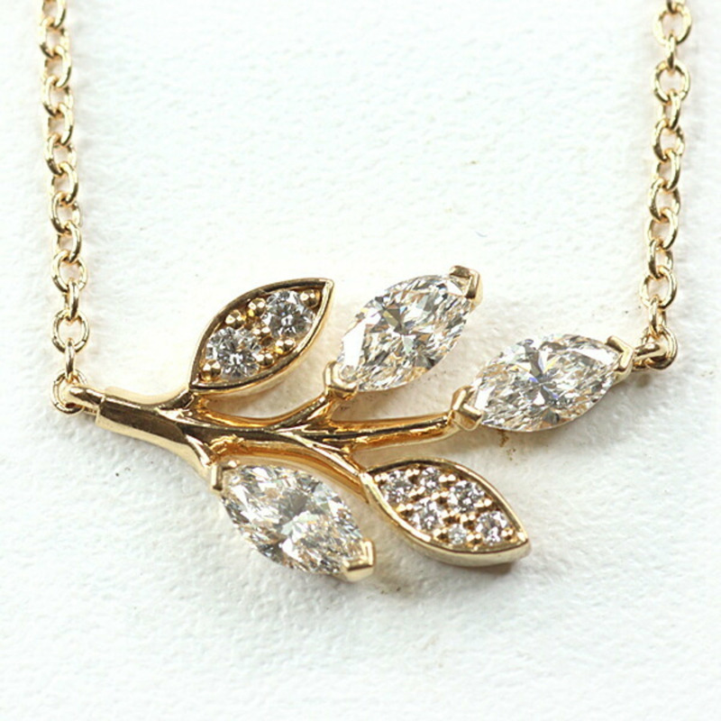 Tiffany & Co. 維多利亞鑽石分支吊墜 D0.31 18K 玫瑰金 66960838｜PopChill 拍拍圈