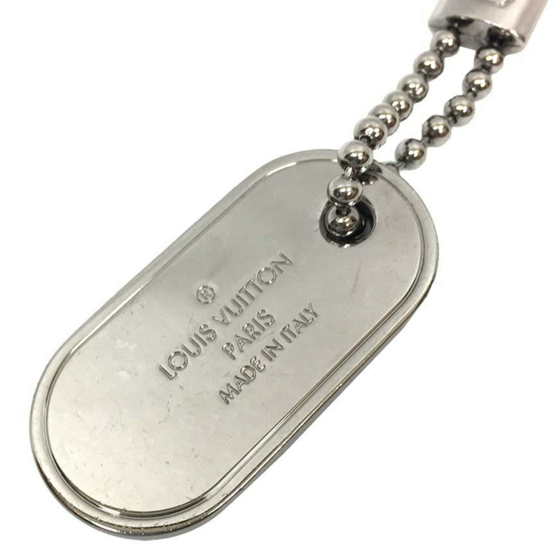 LOUIS VUITTON 路易威登 Monogram Eclipse Portocle Tab ID 鑰匙圈鑰匙圈包吊飾 M63618 ...