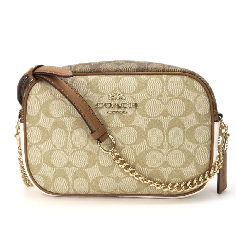 Coach 單肩包 Jamie Camera CA172 簽名皮革 米色 象牙色 棕色 女款 COACH｜PopChill 拍拍圈