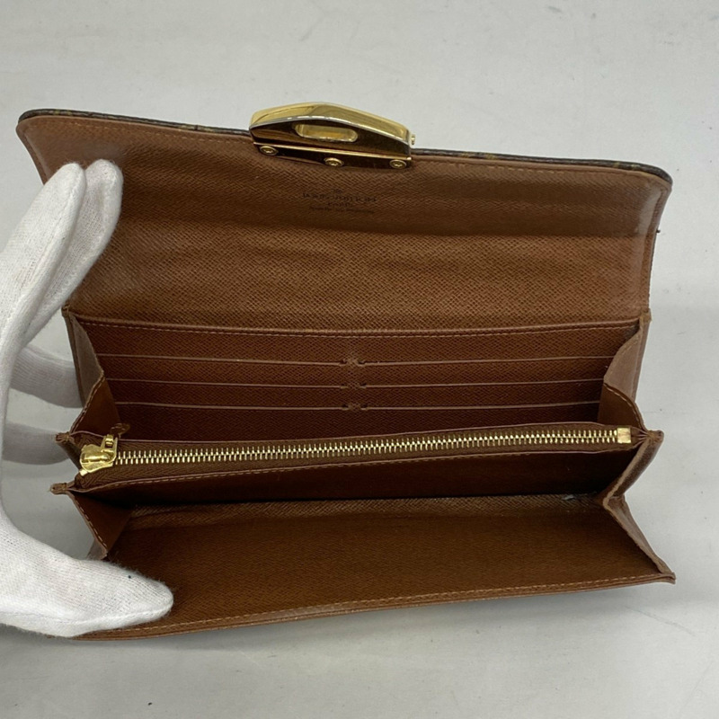 Louis Vuitton 長版皮夾 Monogram Etoile Portefeuille Sarah M66556 棕色 女款 ...