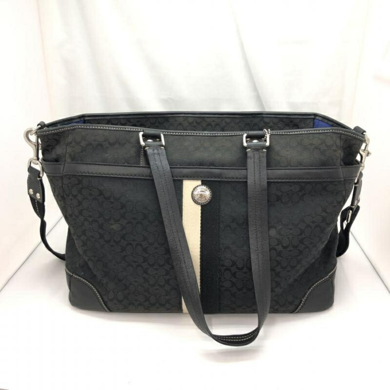COACH 簽名手提包 黑色 F13813 Coach｜PopChill 拍拍圈