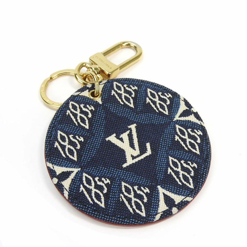 Louis Vuitton 鑰匙圈 鑰匙圈 Portocle Ilustre MP2848 Monogram 提花 Since1854 海軍藍 ...