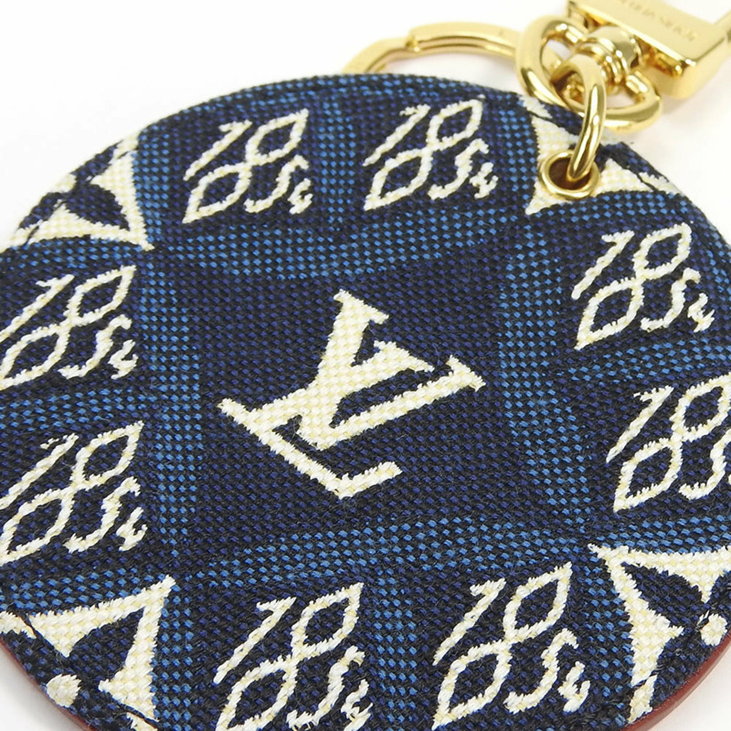 Louis Vuitton 鑰匙圈 鑰匙圈 Portocle Ilustre MP2848 Monogram 提花 Since1854 海軍藍 ...