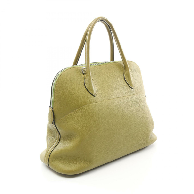 HERMES Bolide 37 手提單肩包 I Taurillon Clemence Chartreuse 二手 SHW｜PopChill 拍拍圈